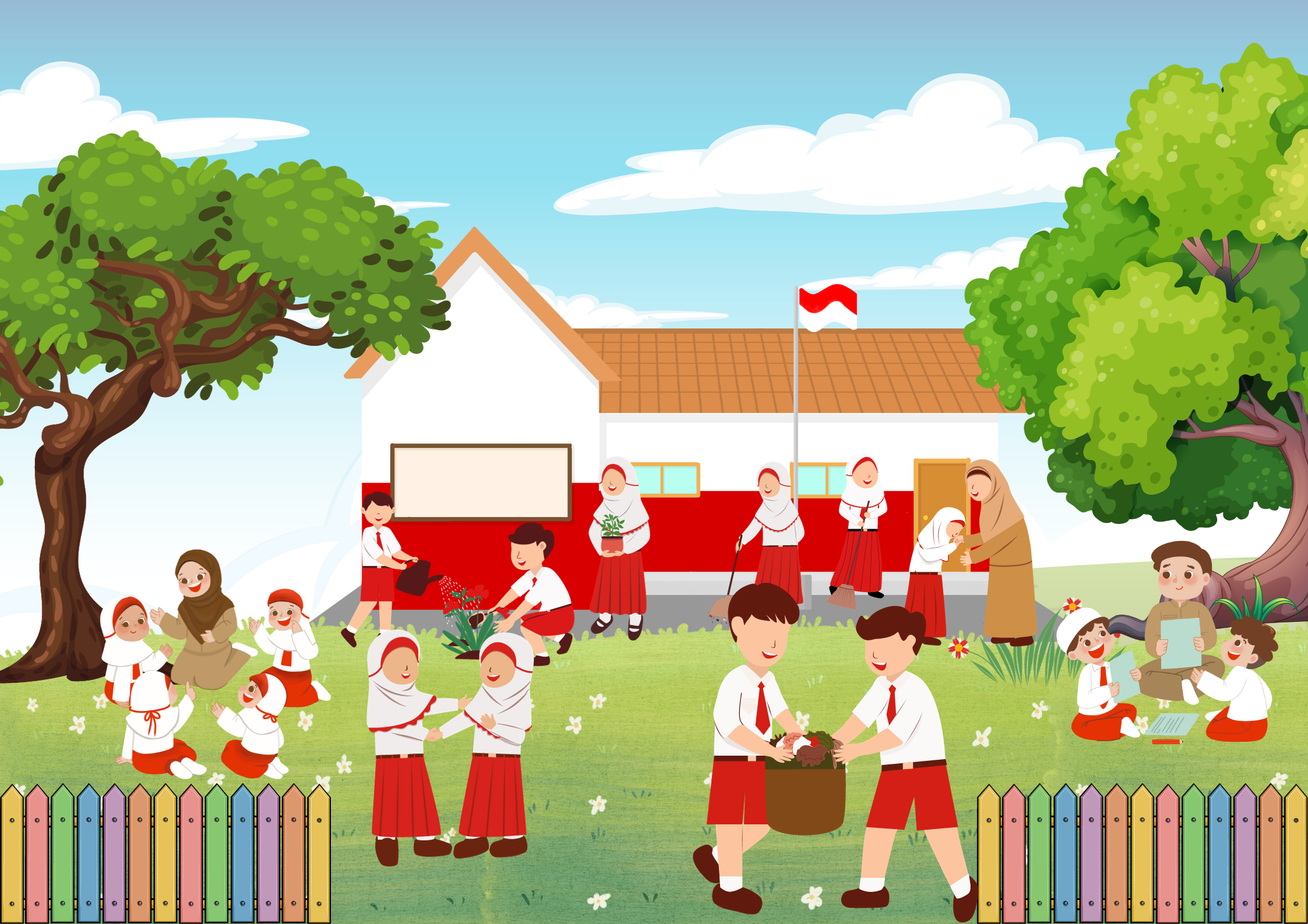 Mereboisasi Budaya 5S (Senyum, Salam, Sapa, Sopan dan Santun) di Sekolah