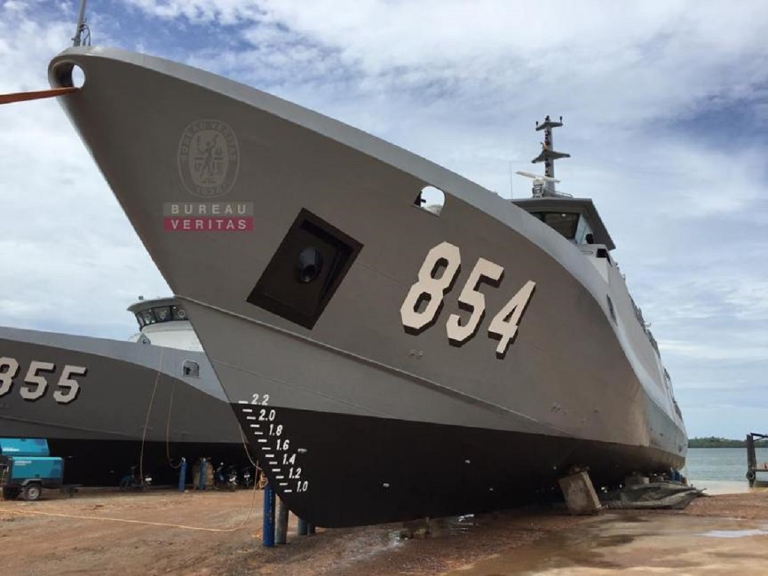 Tiga Kapal Patroli Buatan Dalam Negeri Perkuat Armada TNI AL