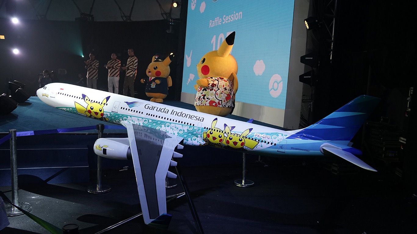 Garuda Indonesia - The Pokemon Company Luncurkan Desain Pikachu untuk Gaet Wisatawan