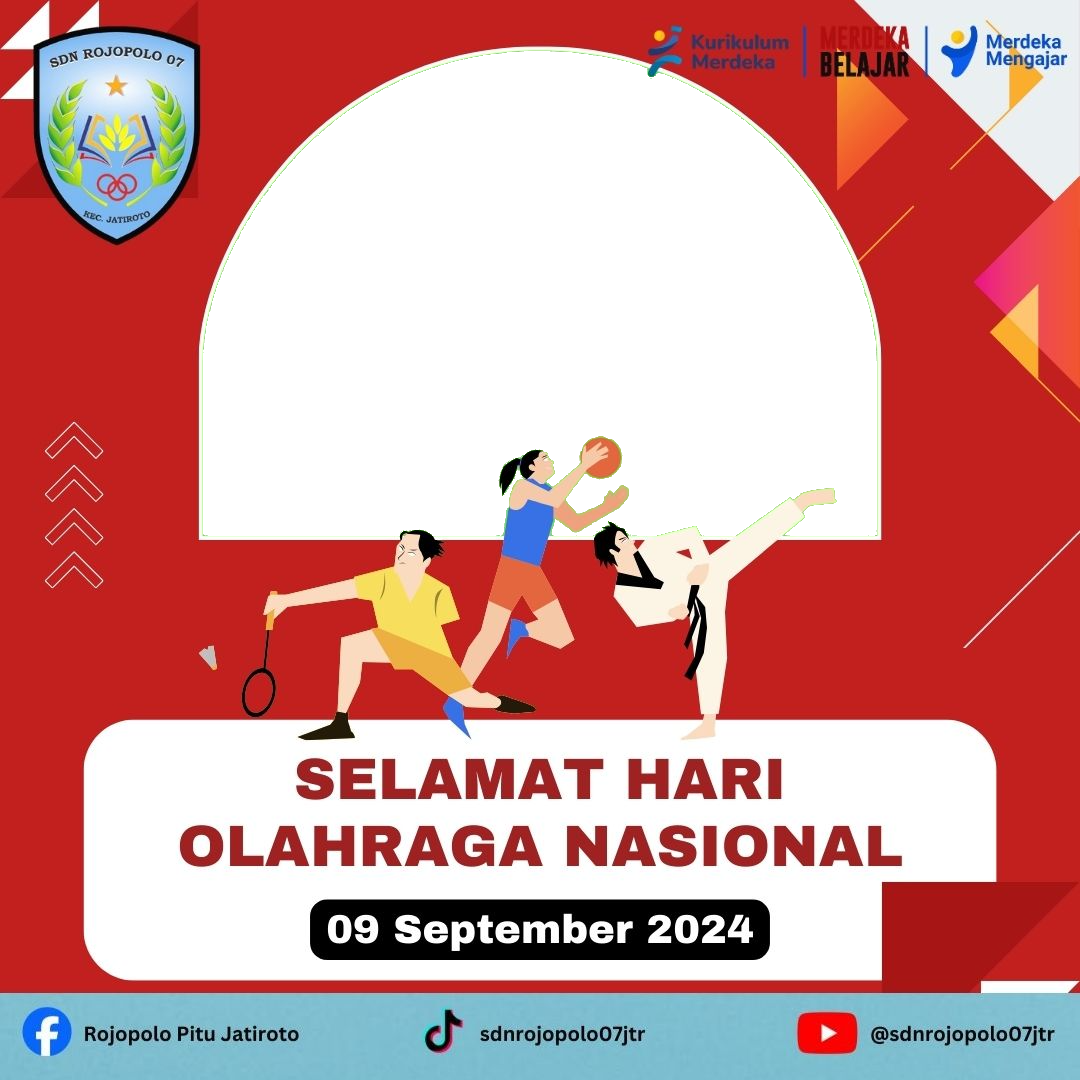 30 Twibbon dan Ucapan Hari Olahraga Nasional 2024 untuk 9 September