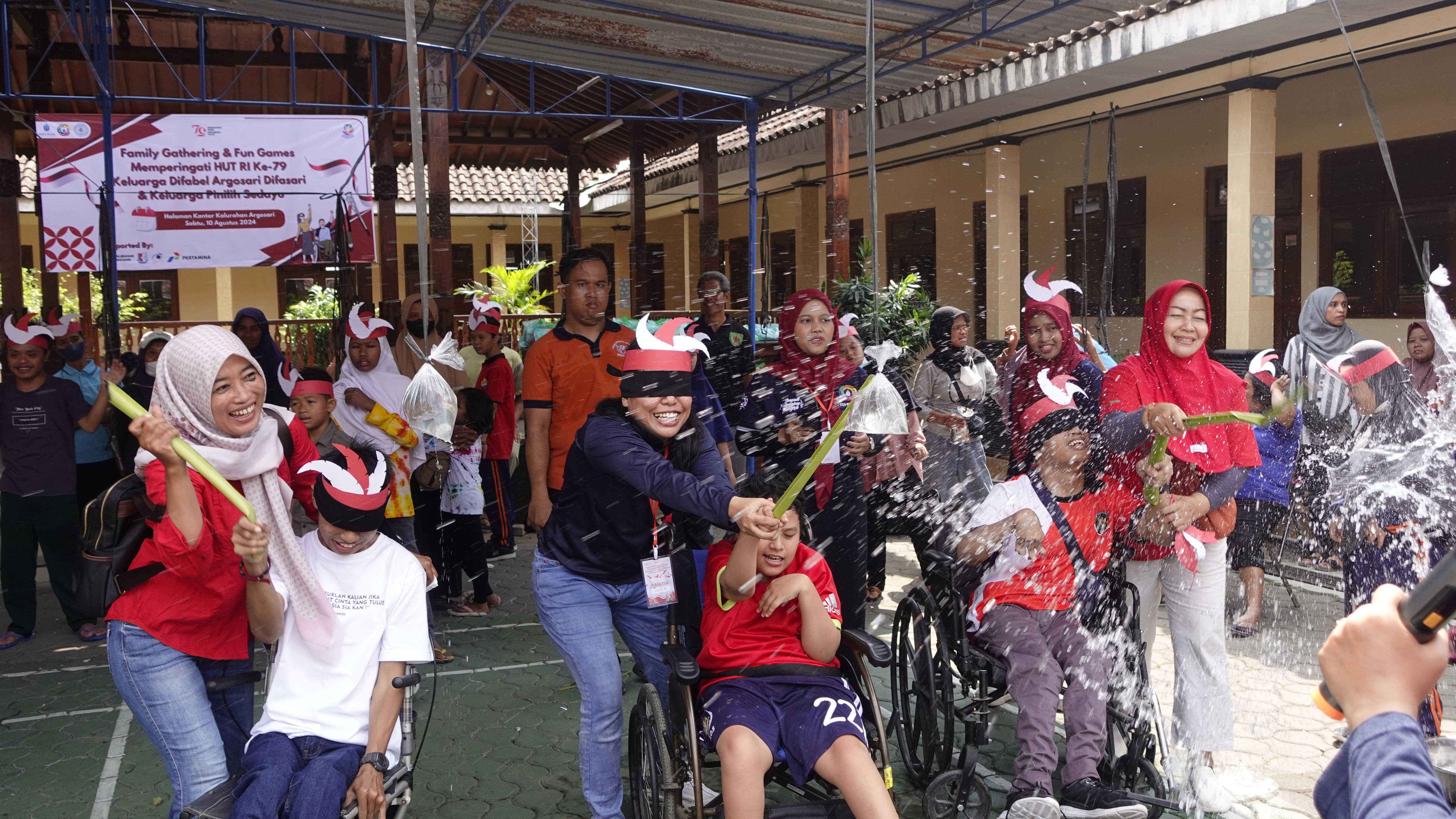 Semarak Kemeriahan Menyambut HUT RI Ke-79 di Komunitas Difabel Difasari