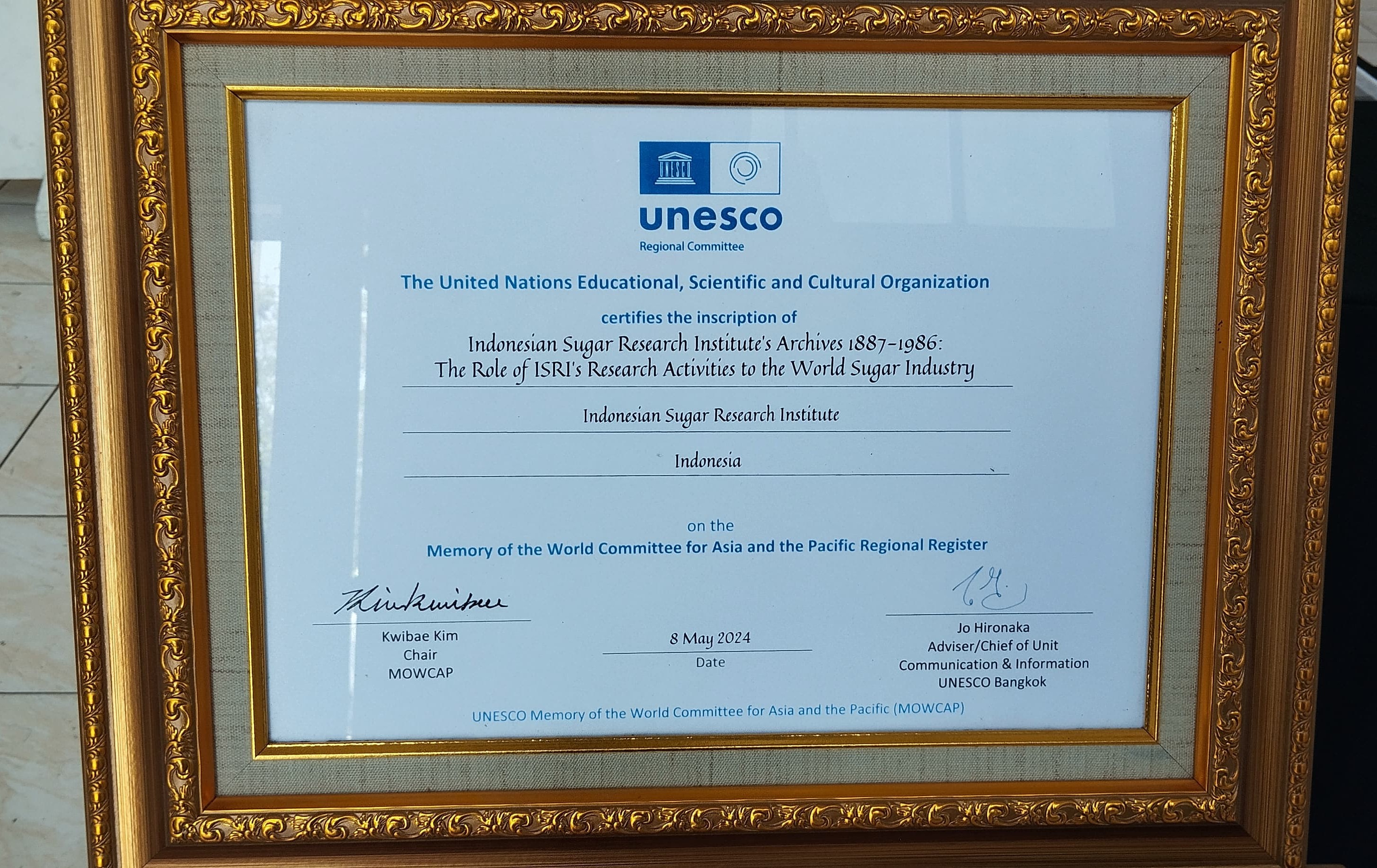 Peran P3GI dalam Industri Gula Dunia, Diakui oleh UNESCO!