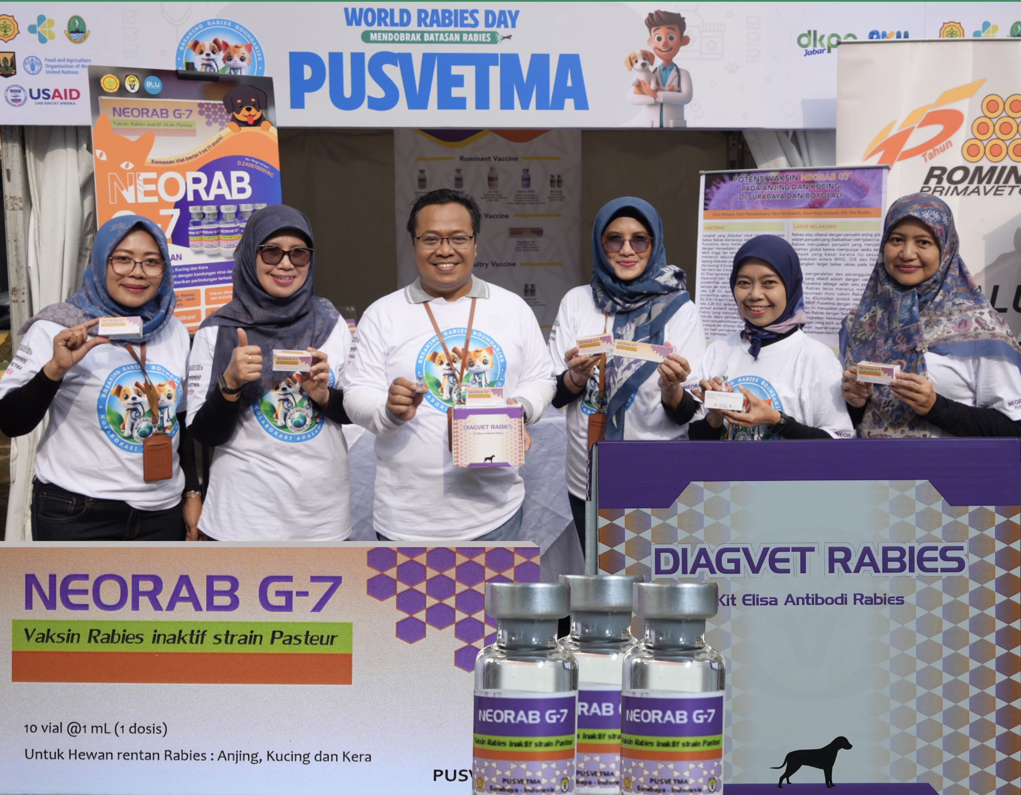 Pusvetma Luncurkan Vaksin Rabies Generasi Terbaru di Puncak Peringatan ...