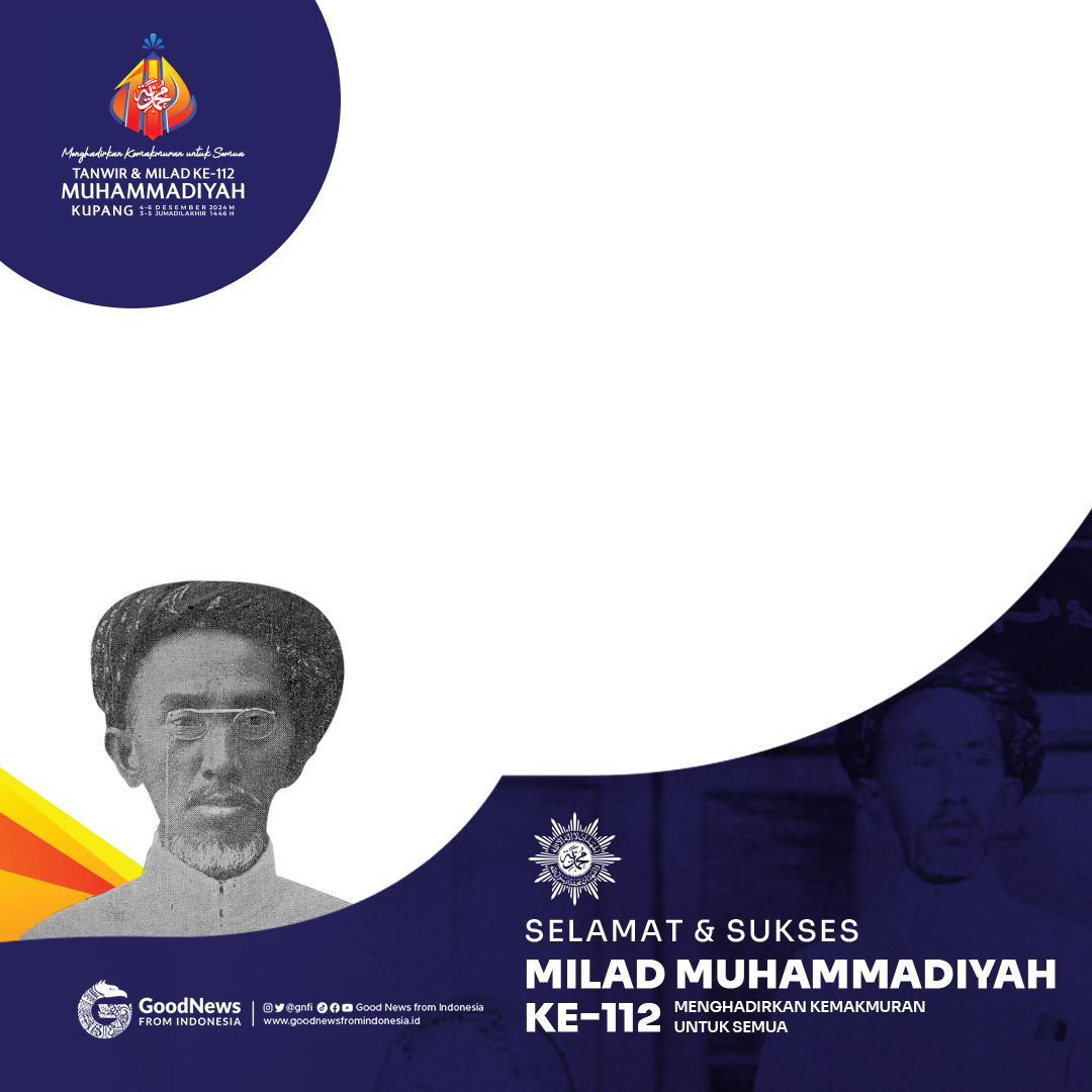 Rayakan Milad Muhammadiyah ke-112 dengan Twibbon Keren Berikut Ini