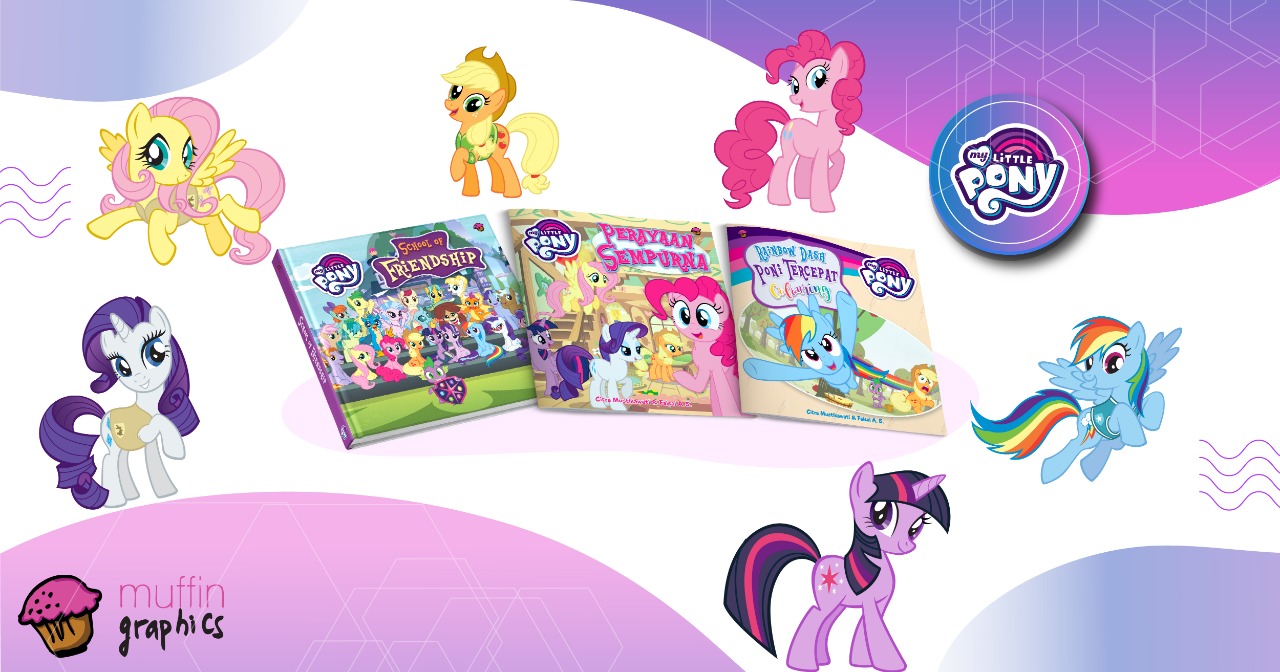 Buku My Little Pony dengan Cita Rasa Indonesia