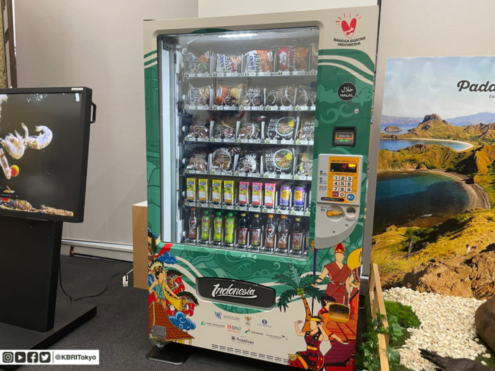 Indonesia Luncurkan Vending Machine di Jepang untuk Promosi Produk ...