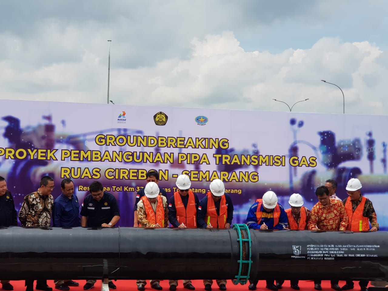 Habiskan Rp4 Triliun, Pipa Gas Cirebon-Semarang Resmi Beroperasi