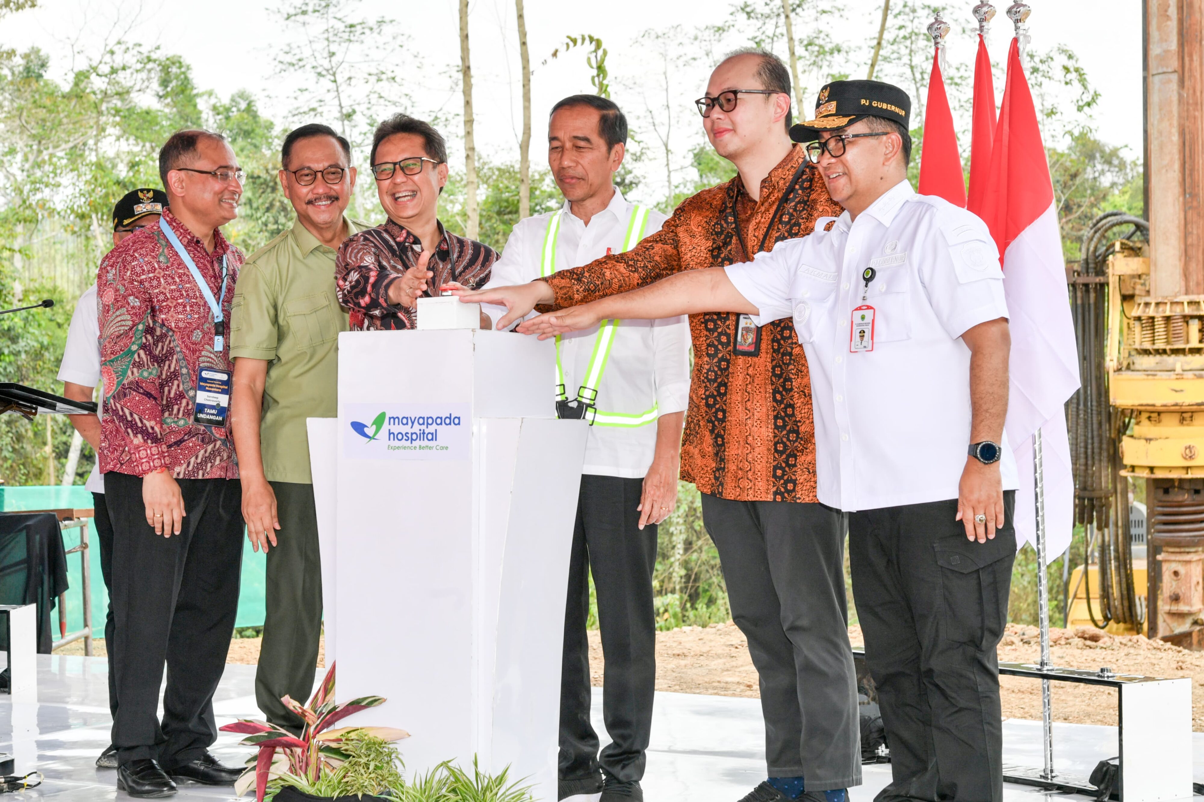 Jokowi Resmikan Proyek RS Mayapada di IKN, Investasi Rp500 Miliar