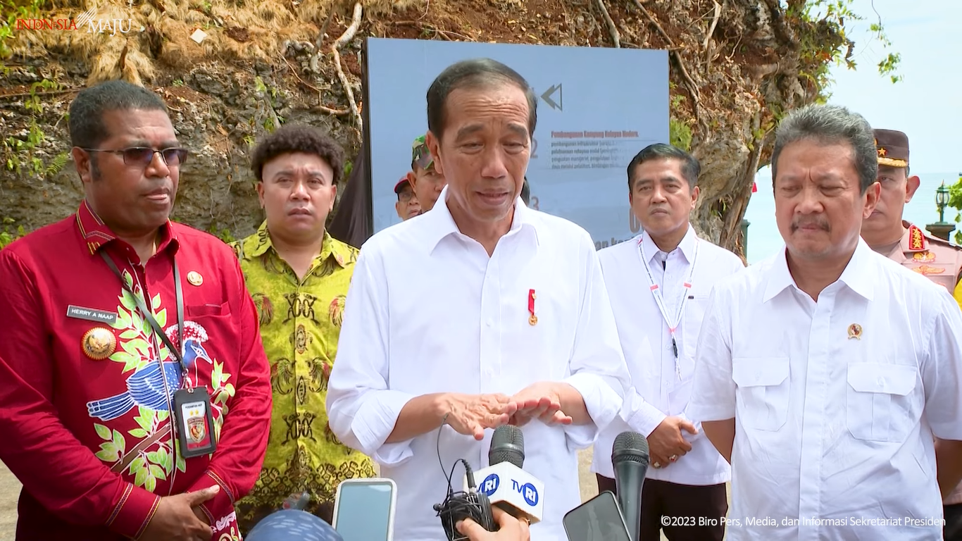 Jokowi Resmikan Kampung Nelayan Modern di Papua, Nilainya Rp22 Miliar