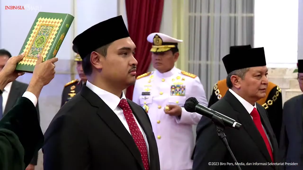 Sah! Jokowi Lantik Dito Ariotedjo Jadi Menpora RI, Gantikan Zainudin Amali