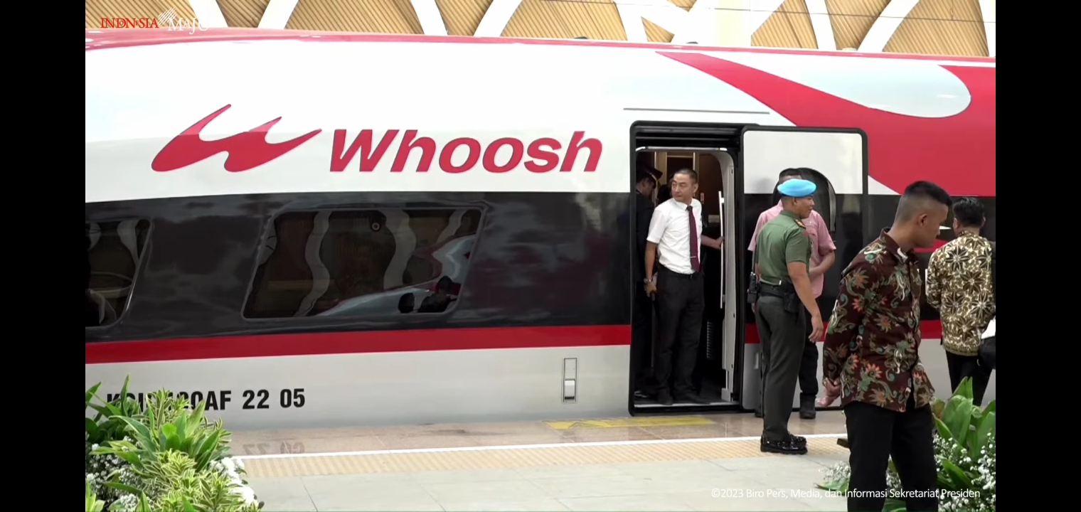 Ini Dia Logo Resmi Kereta Cepat Whoosh Pilihan Jokowi