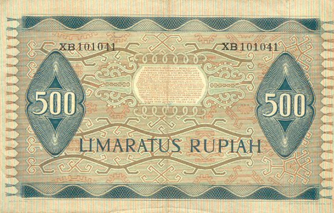 Melihat Seri Pertama Uang Kertas Rp500 di Indonesia yang Rilis pada 1952