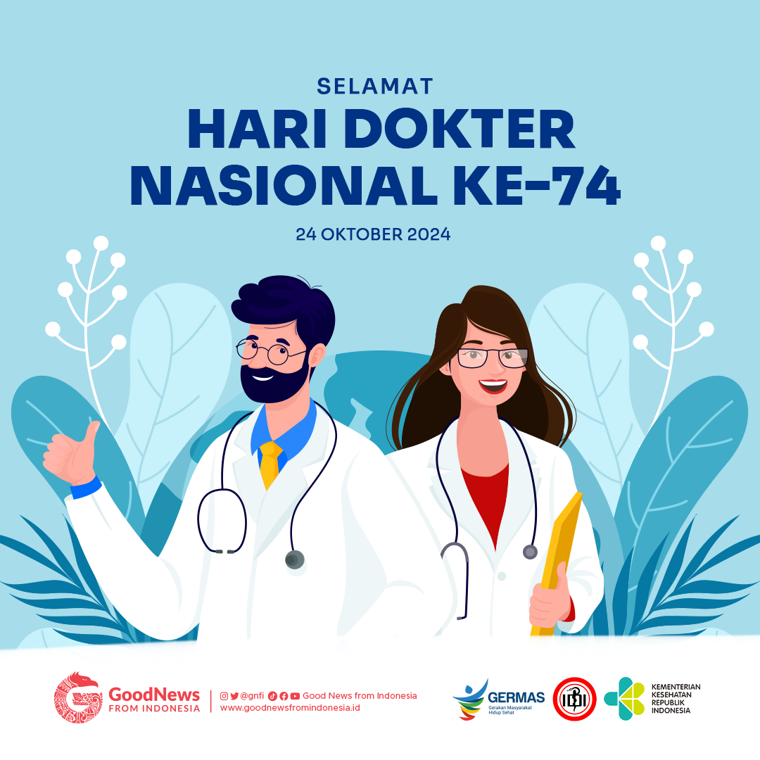 Poster Hari Dokter Nasional 2024 dan HUT Ikatan Dokter Indonesia (IDI ...