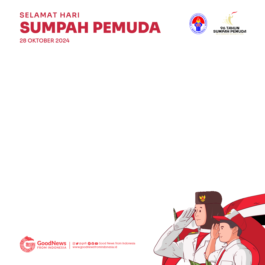 Link Twibbon Peringatan Hari Sumpah Pemuda ke-96 Tahun 2024