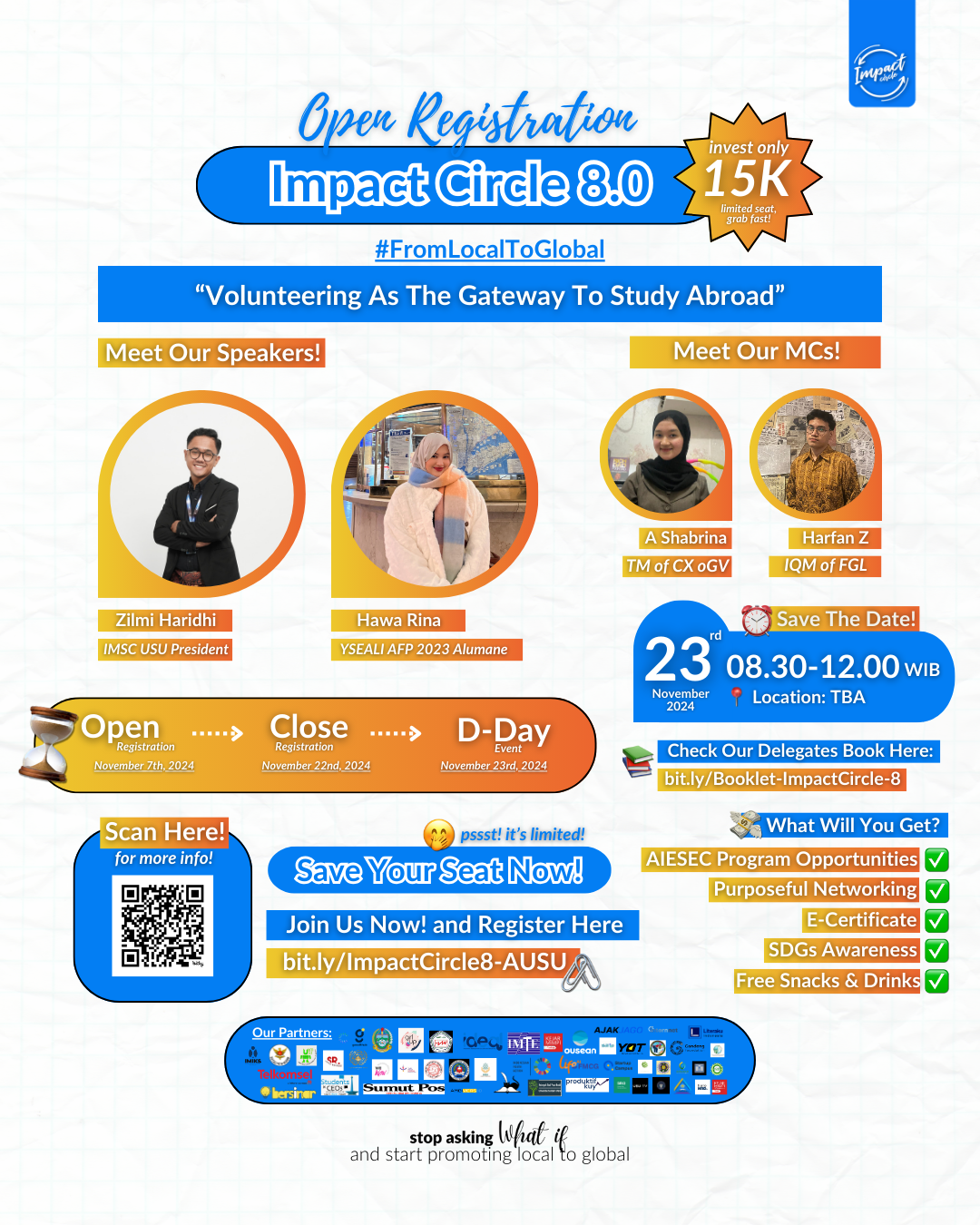 Impact Circle 8.0 oleh AIESEC in USU, Volunteering sebagai Gerbang Dunia Baru