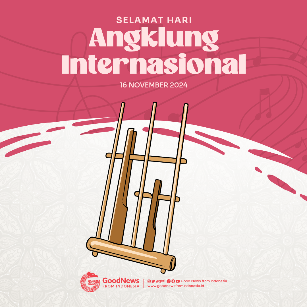 Desain Meriah Poster Hari Angklung Internasional!