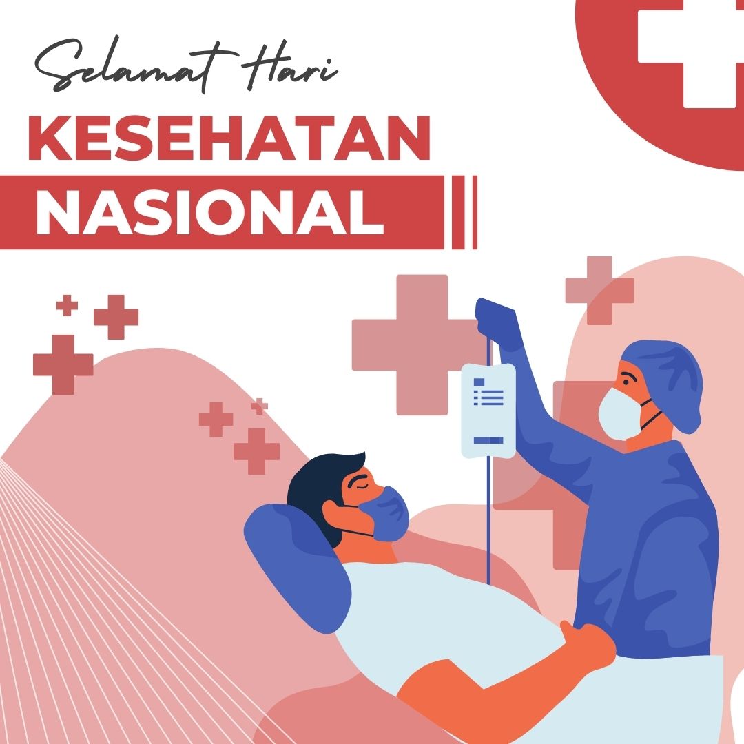 Poster Hari Kesehatan Nasional Ke-60 Tahun 2024