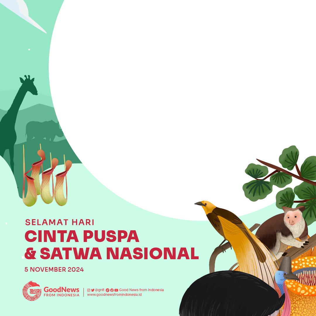 Link Twibbon Hari Cinta Puspa dan Satwa Nasional 2024