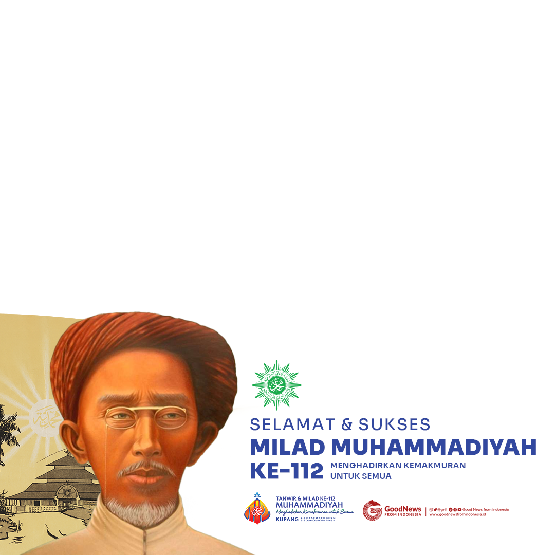 Rayakan Milad Muhammadiyah ke-112 dengan Twibbon Keren Berikut Ini