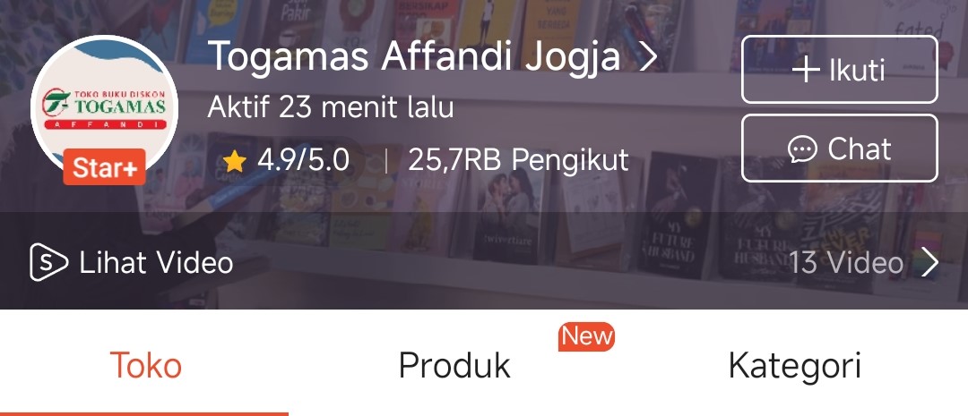 11 Rekomendasi Toko Buku Online di Shopee, agar Terhindar dari Buku Bajakan