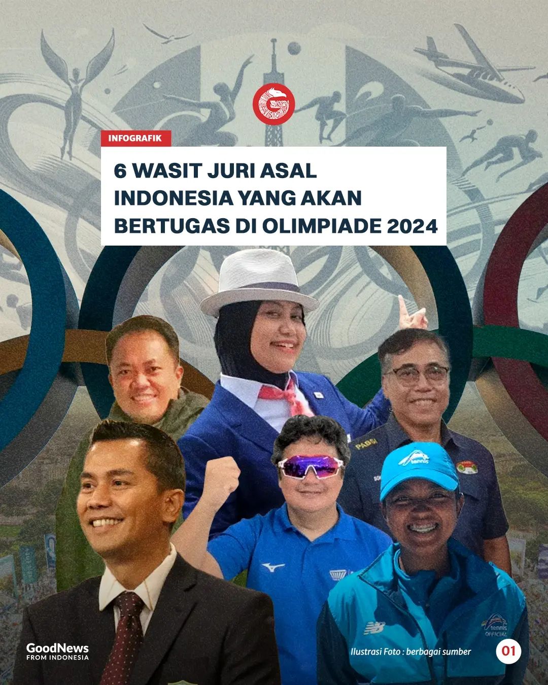 6 Wasit Juri Asal Indonesia yang Akan Bertugas di Olimpiade 2024