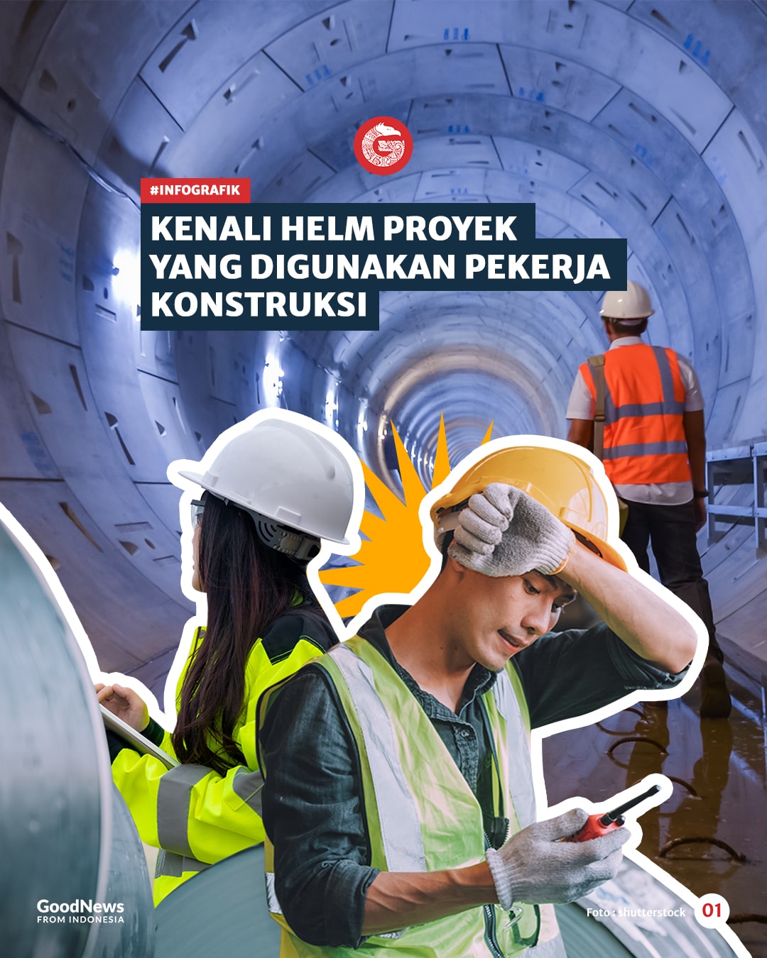 Kenali Jenis Helm Proyek yang Digunakan Pekerja Konstruksi