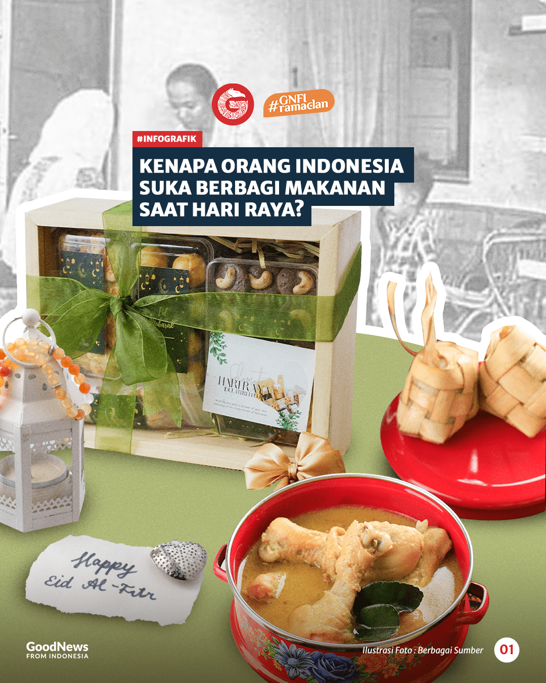 Kenapa Orang Indonesia Suka Berbagi Makanan saat Hari Raya?