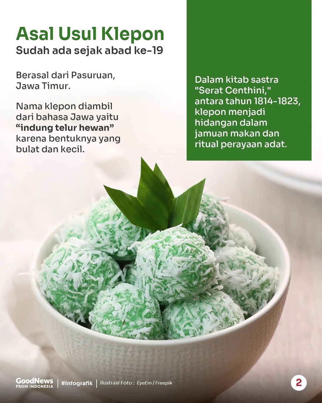Asal-usul dan Makna Filosofis Klepon