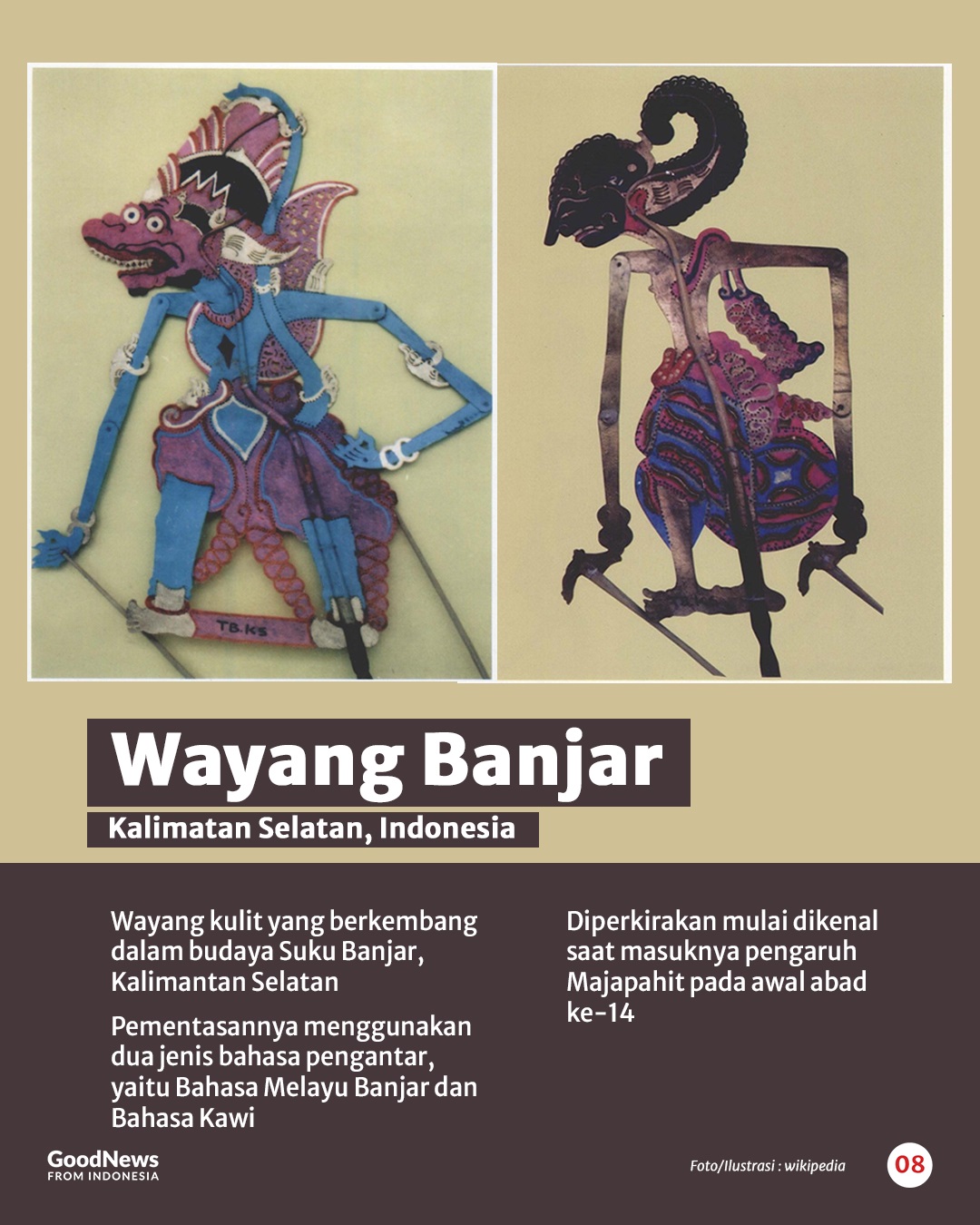Beragam Jenis Wayang dari Asia Tenggara