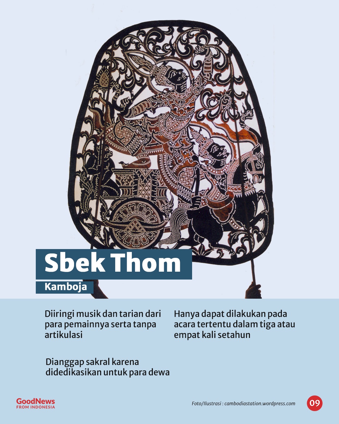 Beragam Jenis Wayang dari Asia Tenggara