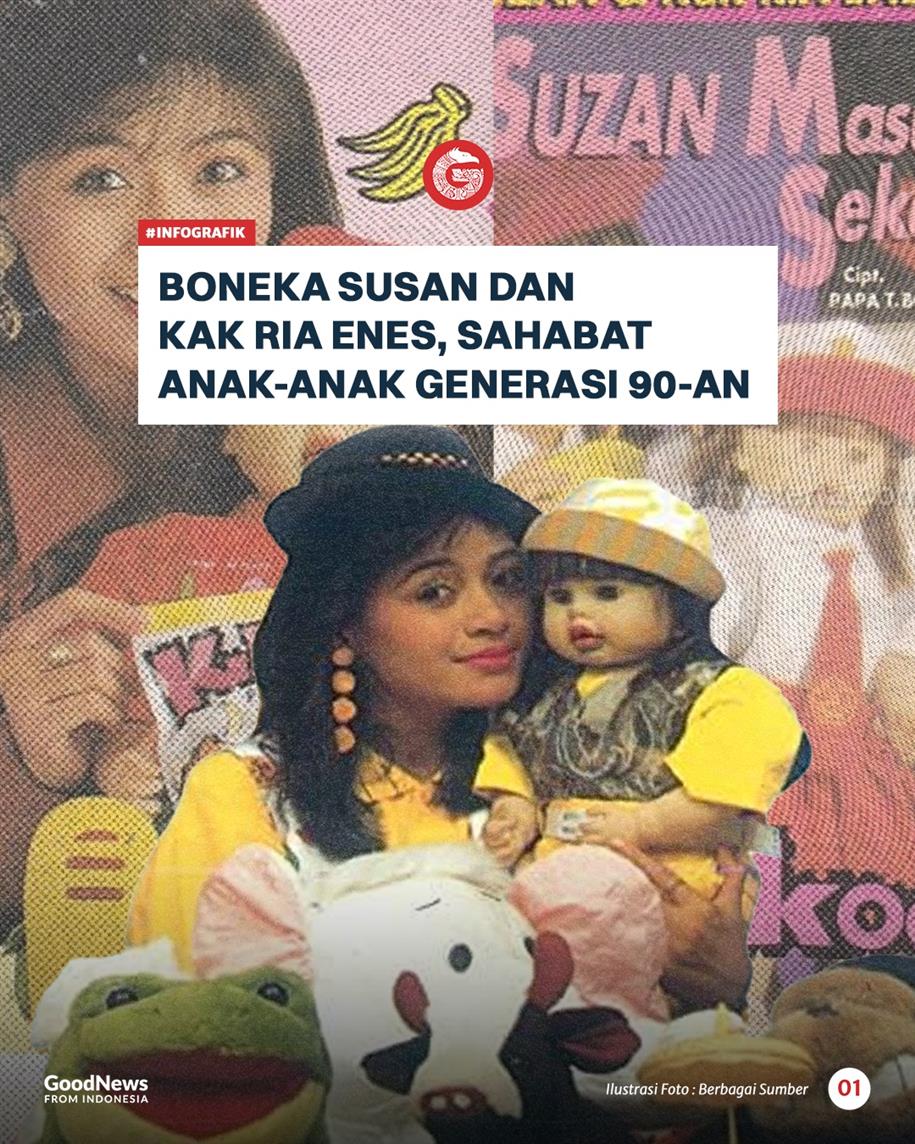Boneka Susan dan Kak Ria Enes, Sahabat Anak Generasi 90-an
