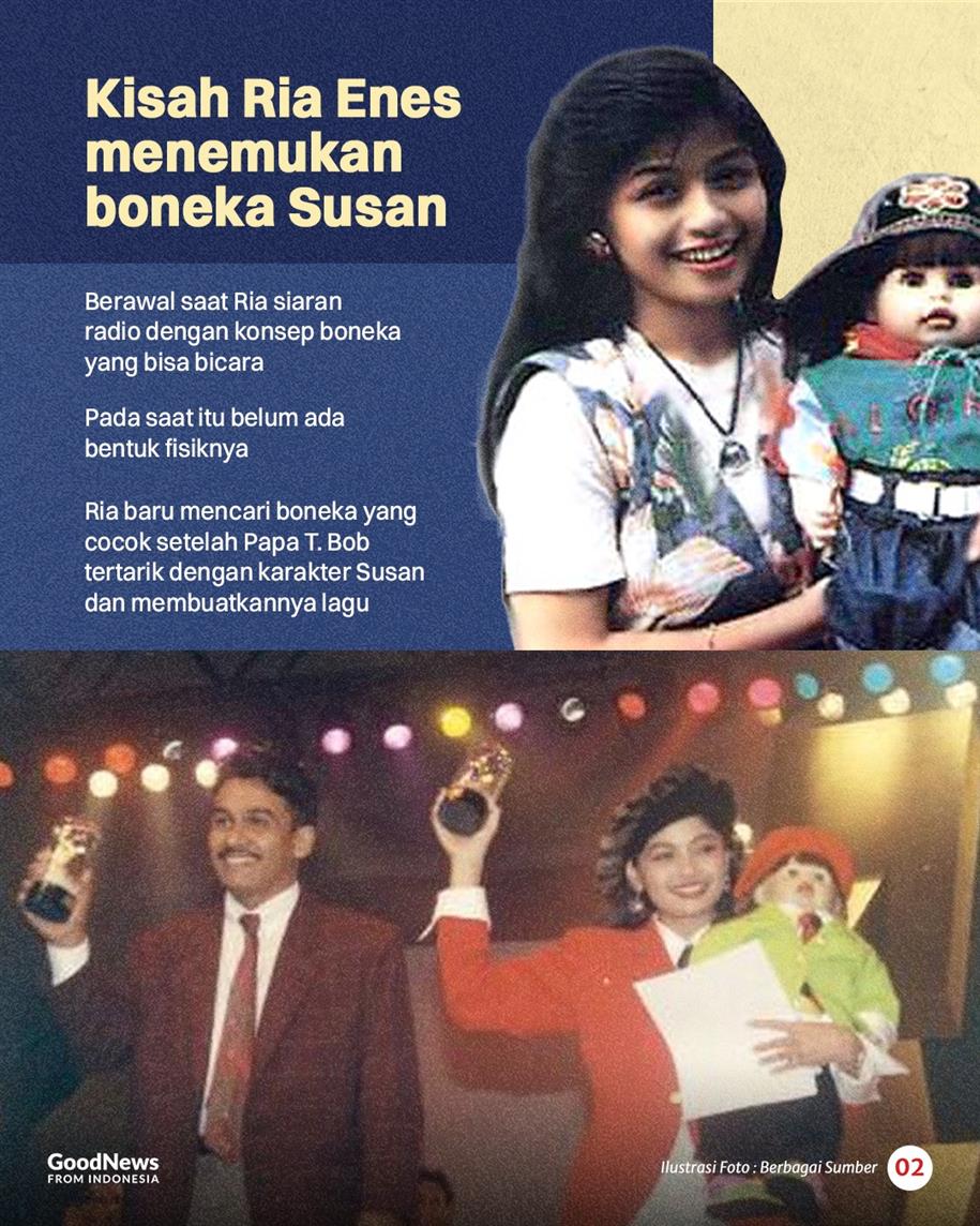 Boneka Susan dan Kak Ria Enes, Sahabat Anak Generasi 90-an