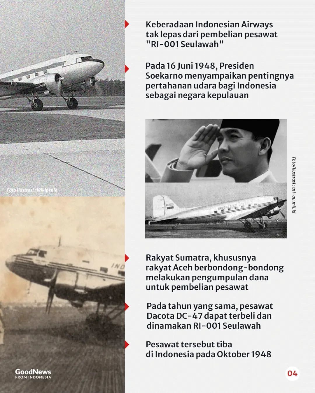 Indonesian Airways, Maskapai Pertama Tanah Air