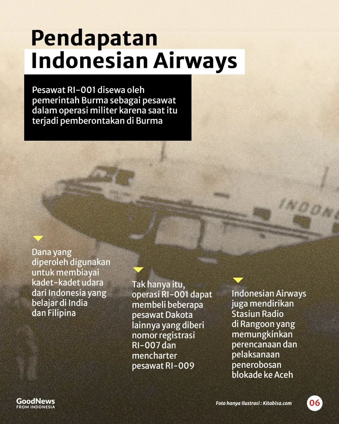 Indonesian Airways, Maskapai Pertama Tanah Air