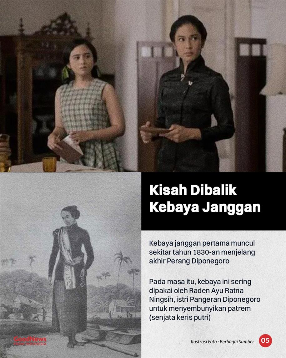 Kebaya Janggan, Busana Abdi Dalem yang Dipakai Jeng Yah Si Gadis Kretek