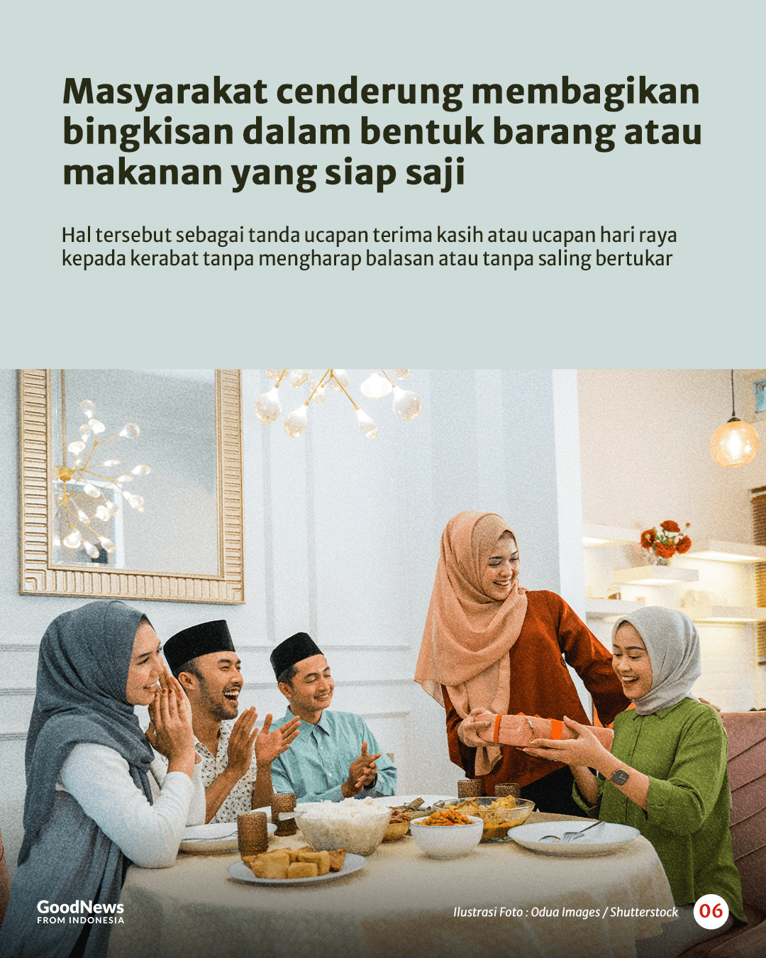 Kenapa Orang Indonesia Suka Berbagi Makanan saat Hari Raya?