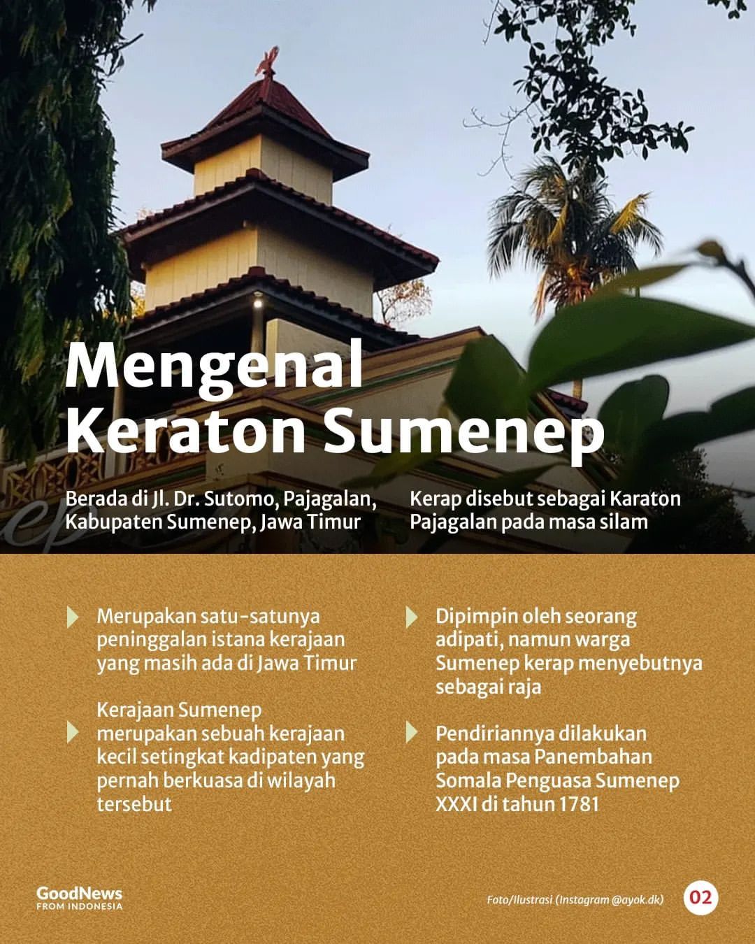 Keraton Sumenep, Satu-satunya Keraton di Jawa Timur yang Masih Berdiri