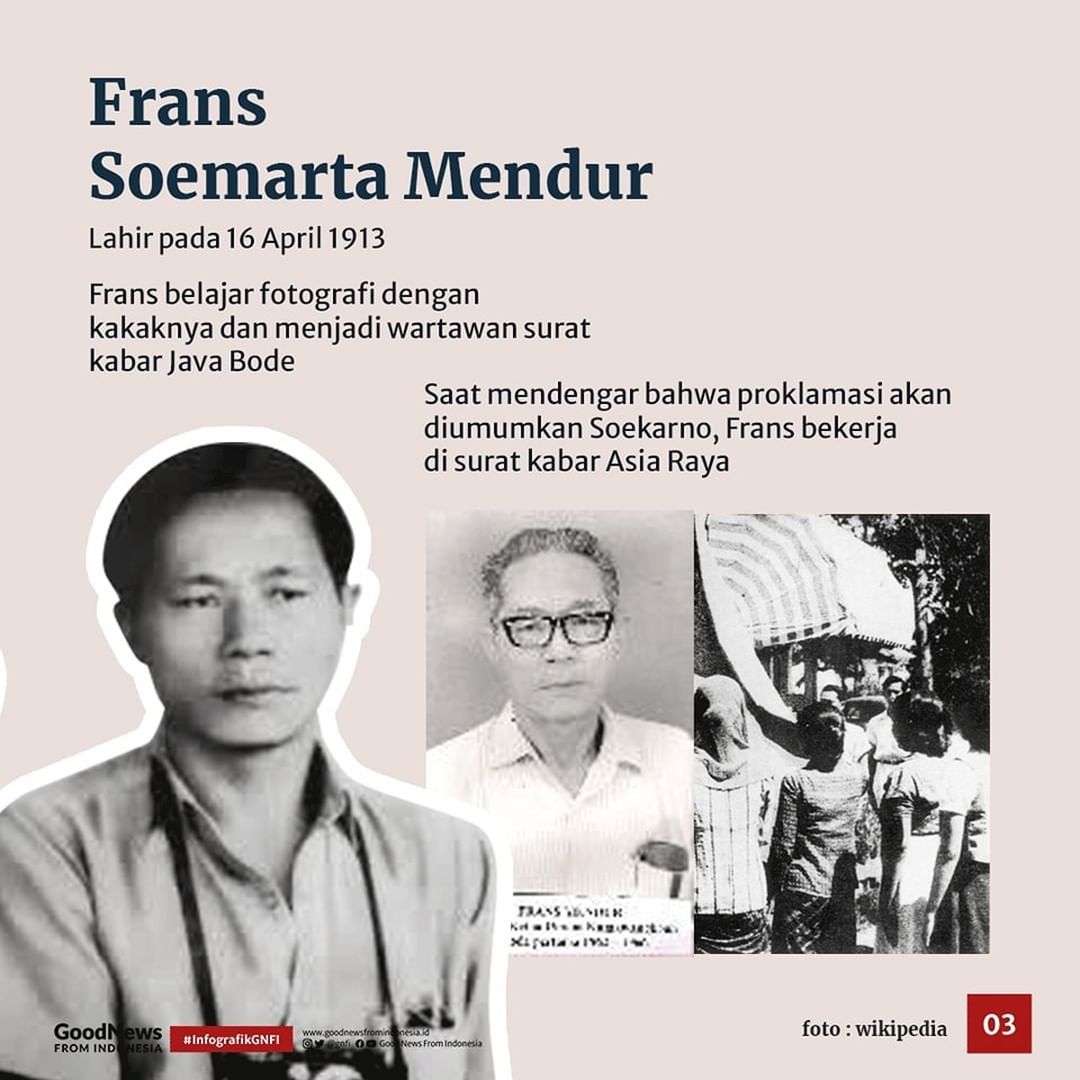 Kisah Heroik Mendur Bersaudara, Sosok di Balik Foto Proklamasi 1945