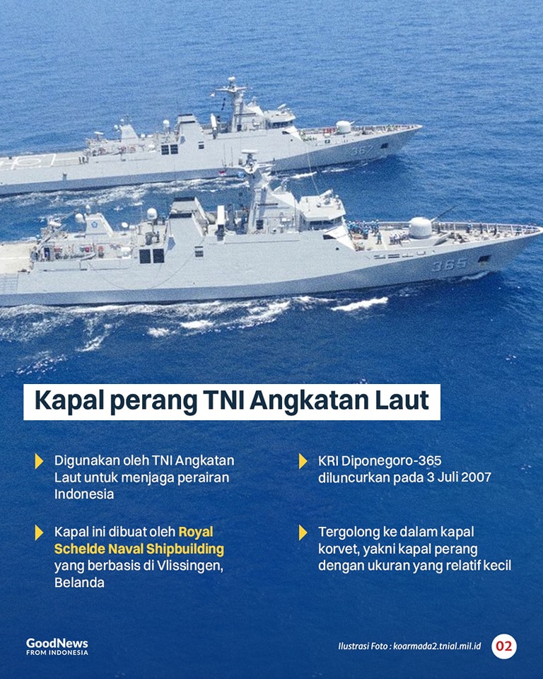 KRI Diponegoro-365, Kapal Perang Indonesia yang Melanglang Buana hingga ...
