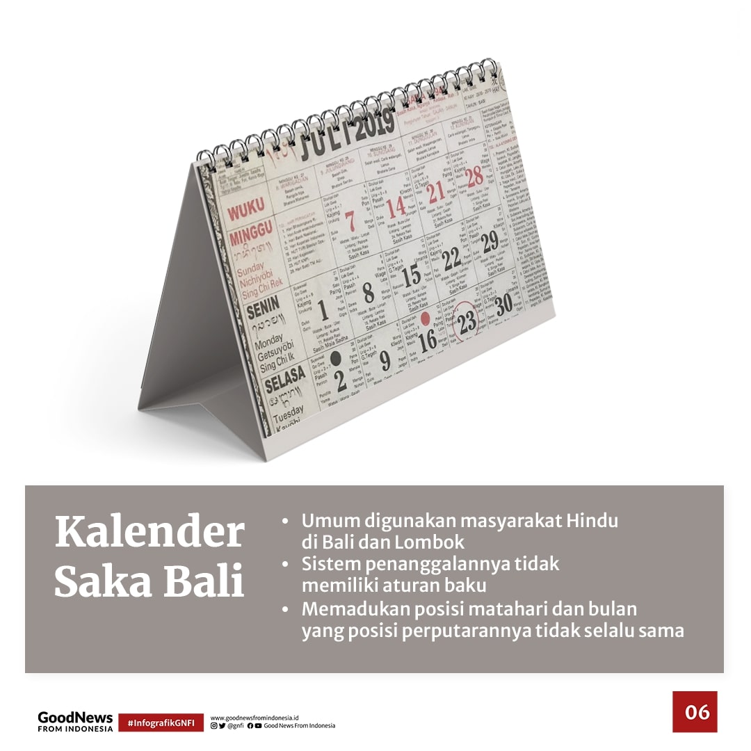 Mengenal 6 Jenis Kalender Lokal yang Masih Digunakan di Indonesia