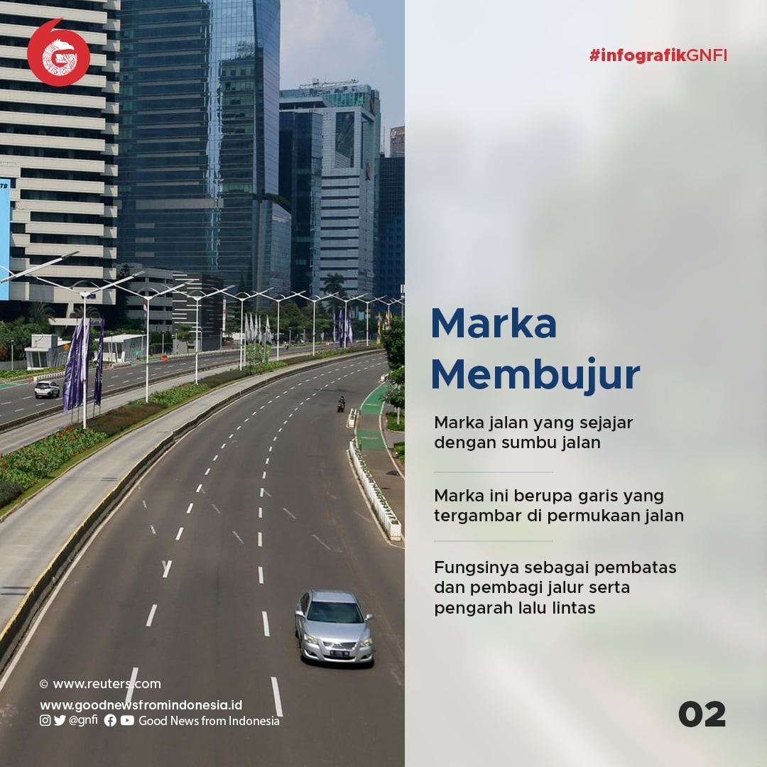 Mengenal Jenis Marka Jalan dan Fungsinya