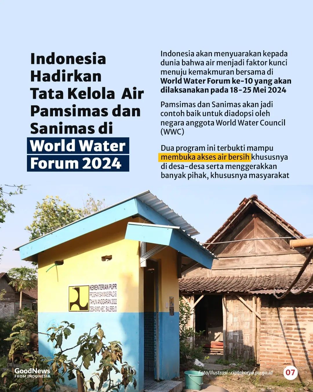 Mengenal Pamsimas dan Sanimas, Solusi Penyediaan Air Minum dan Sanitasi di Indonesia