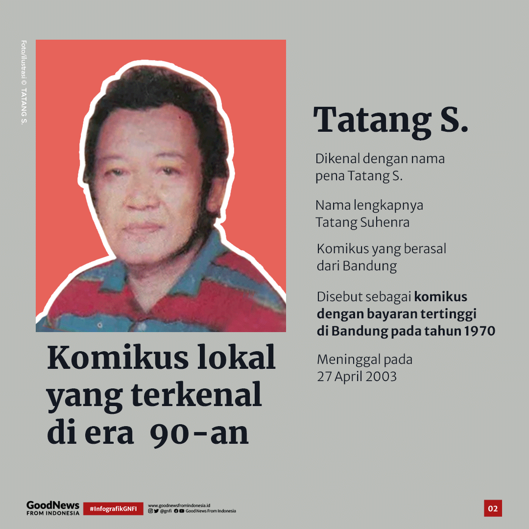 Mengenal Tatang S, Komikus Favorit Era 90-an