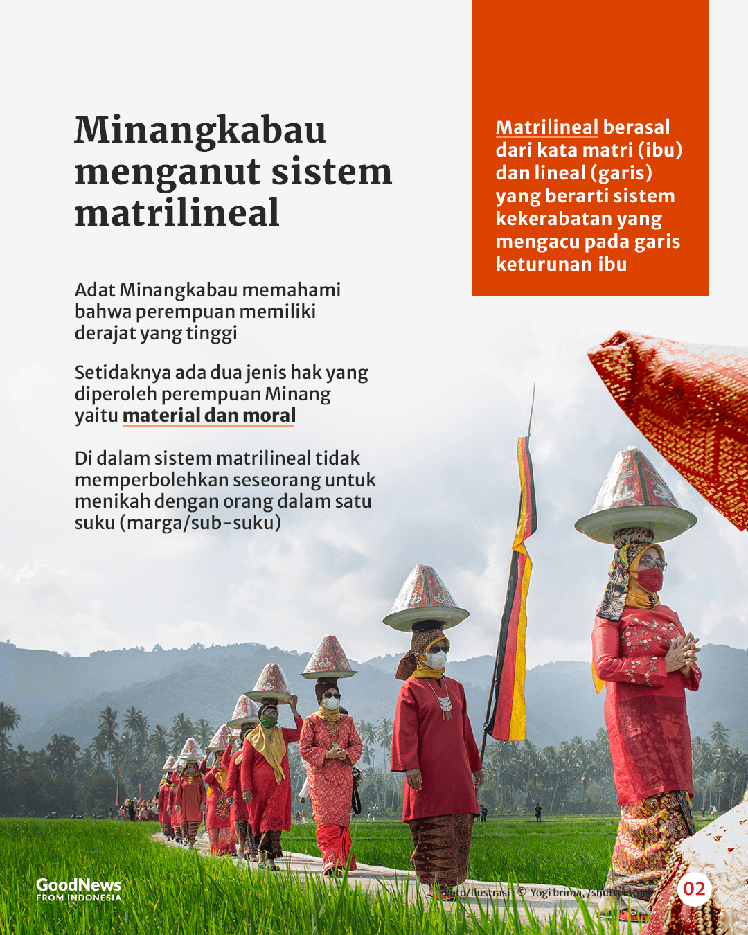 Minang, Masyarakat dengan Penganut Matrilineal Terbesar di Dunia