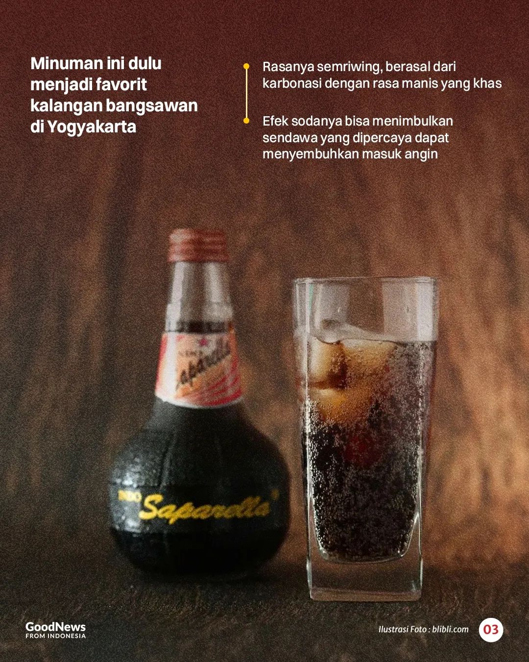 Minuman Klasik Saparella, Minuman Bersoda Asli Indonesia