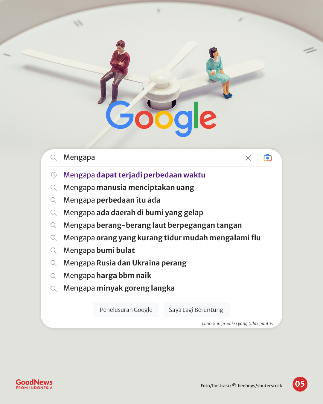 Penelusuran Google 2022 Paling Banyak Dicari Orang Indonesia