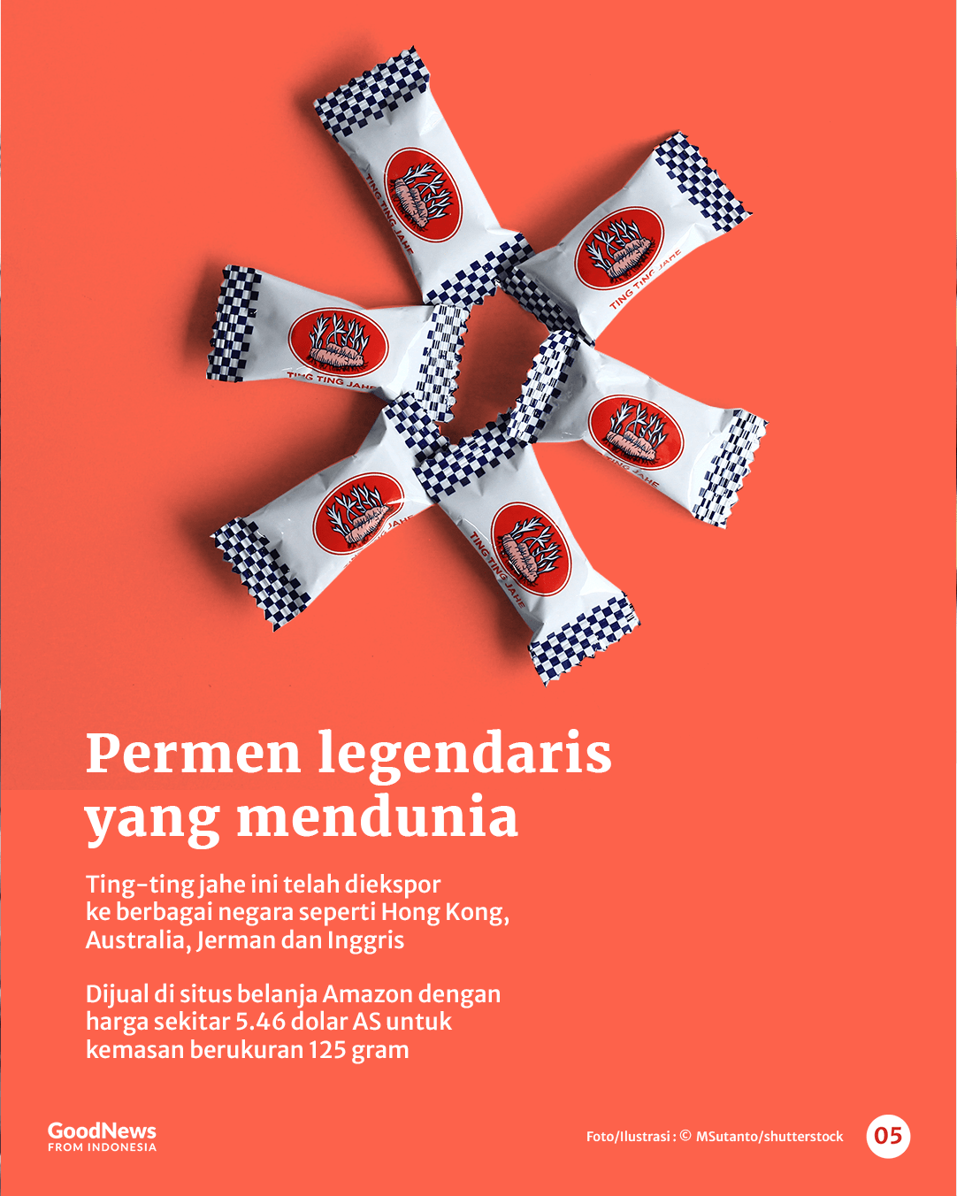 Permen Jahe Jadul SIN A, Si Manis Hangat Asal Jawa Timur yang Mendunia