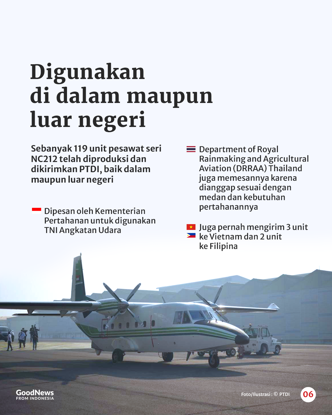 Pesawat NC212i Buatan PT Dirgantara Indonesia, Digunakan TNI Hingga ...