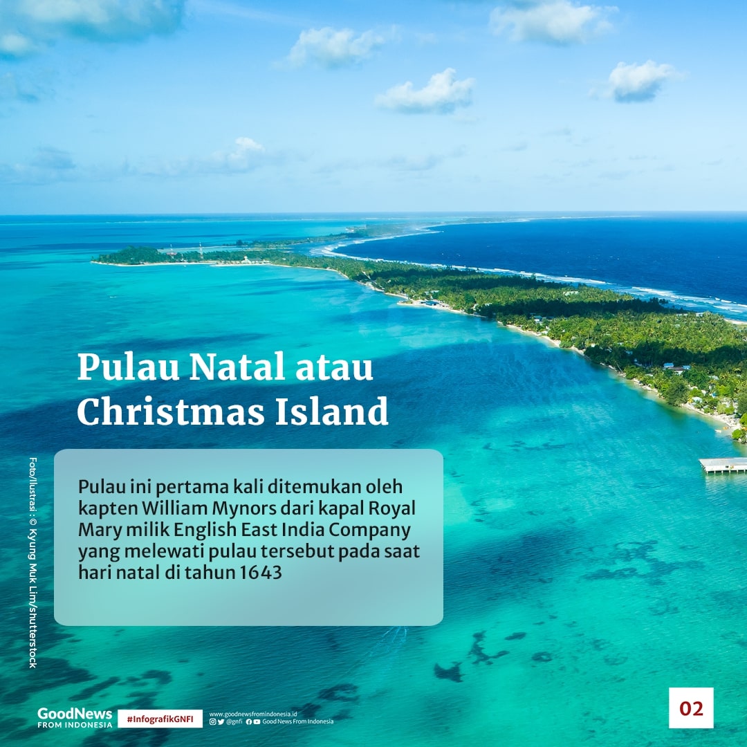 Uniknya Pulau Natal, Dekat dengan Indonesia Tapi Milik Australia