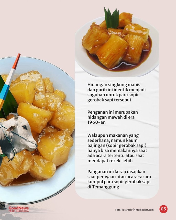Bajingan, Makanan Manis dari Temanggung